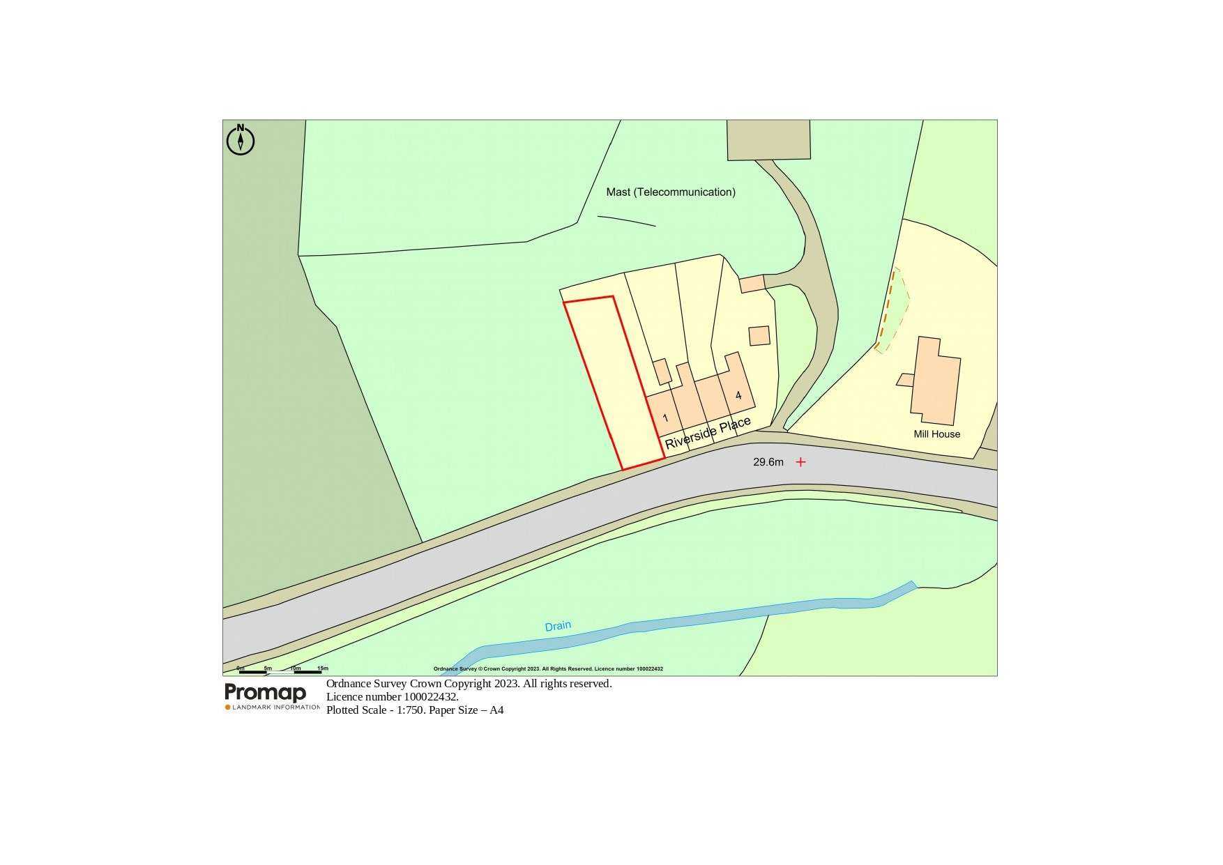 Land adjacent to 1 Riverside Place, Chelmsford Road, Writtle ...
