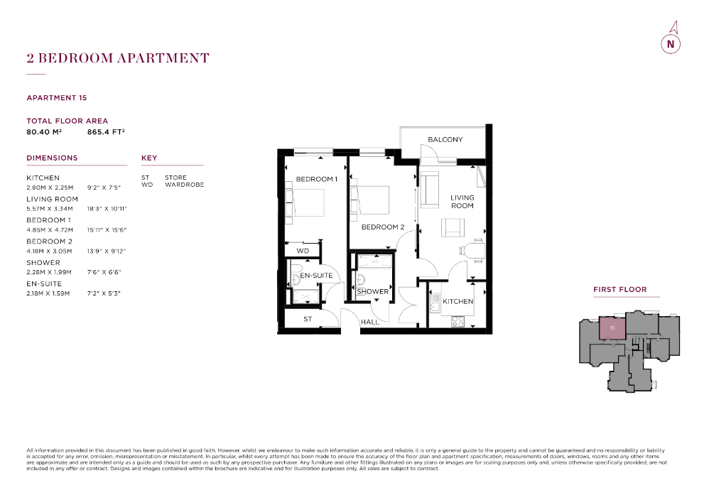 Apartment 15, Renaissance Bourne End, Wharf Lane, Bourne End ...