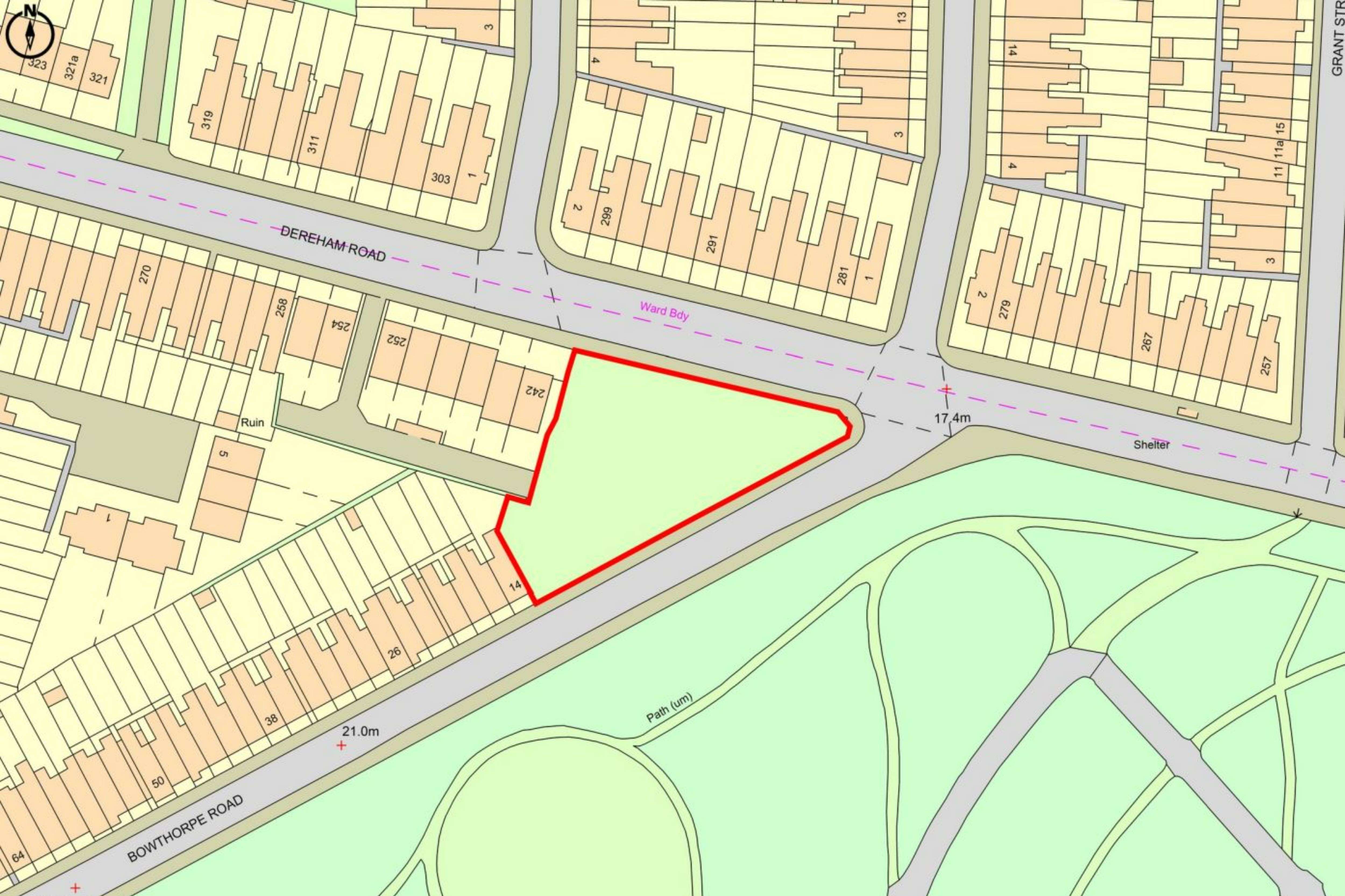 Land at 238A Dereham Road, Norwich, NR2 3TL
