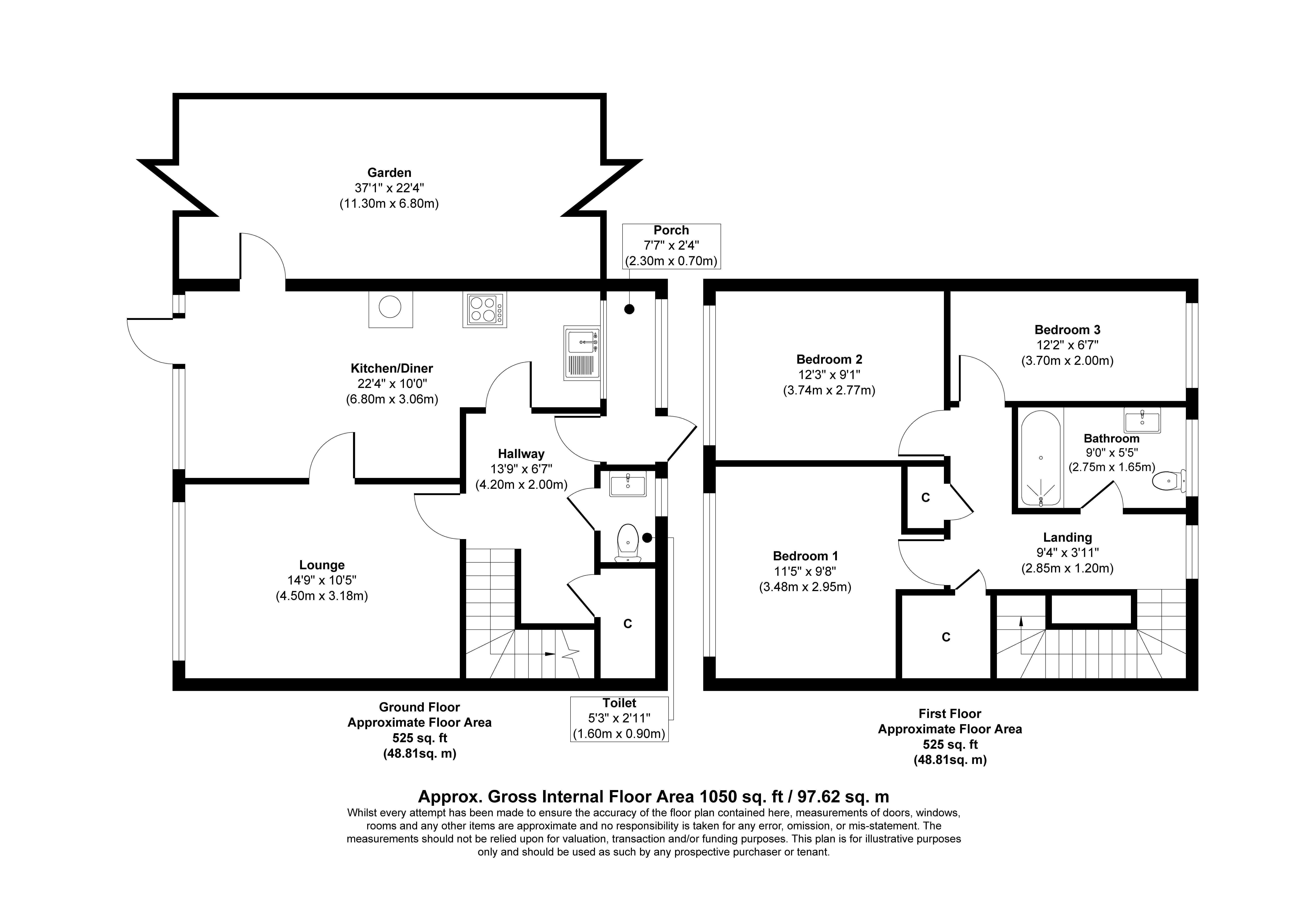 38 Brampton Close, Cheshunt, Waltham Cross, Hertfordshire EN7 6HZ