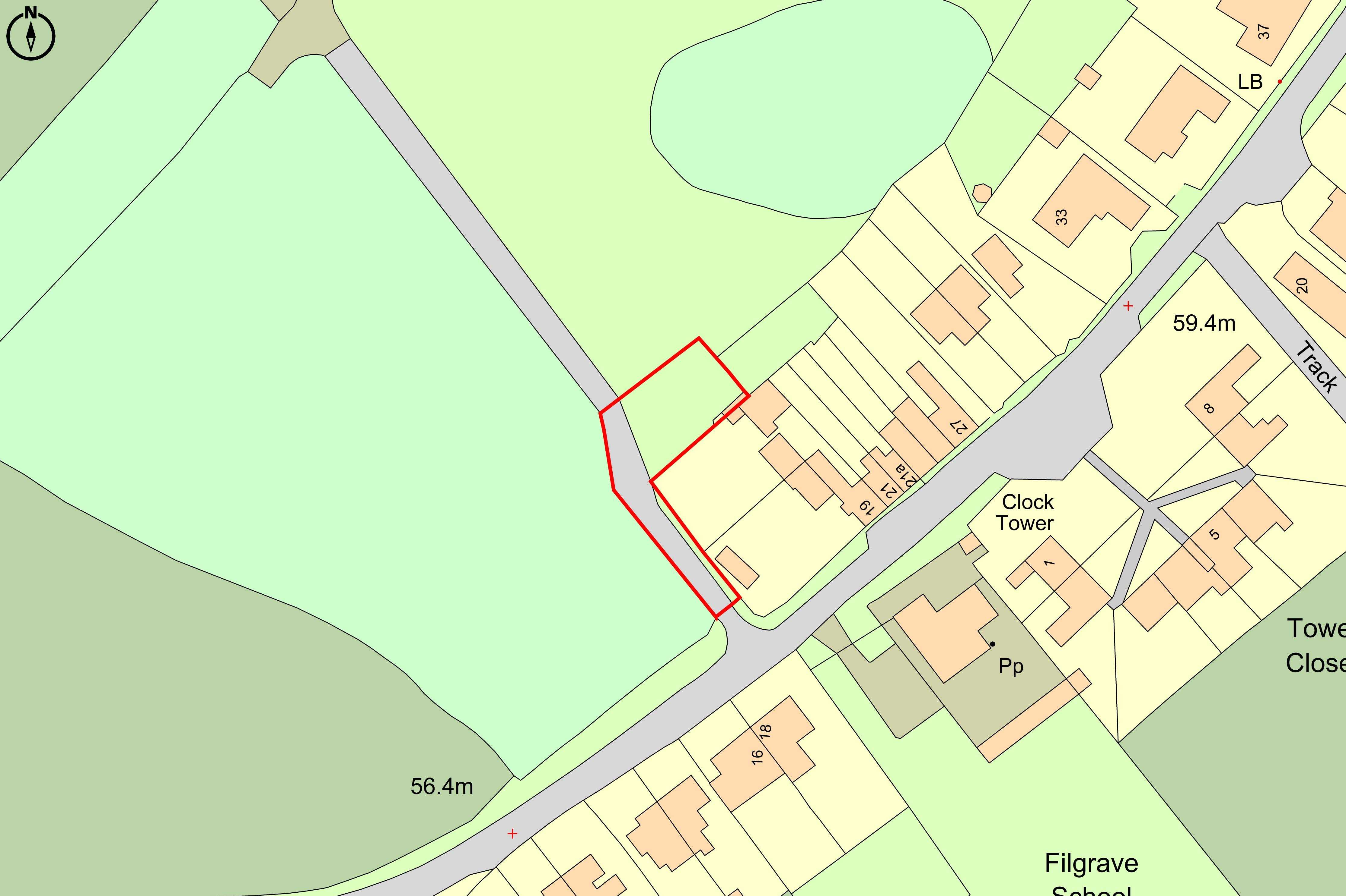 Land to the North and West of 19 Filgrave to A509, Filgrave, Milton ...